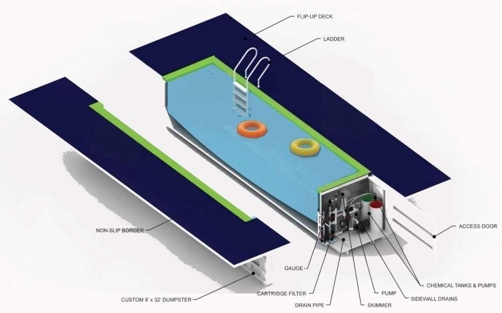 Module piscine container | Home-container.com