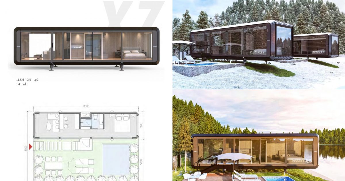 Container habitable série X | Home-container.com